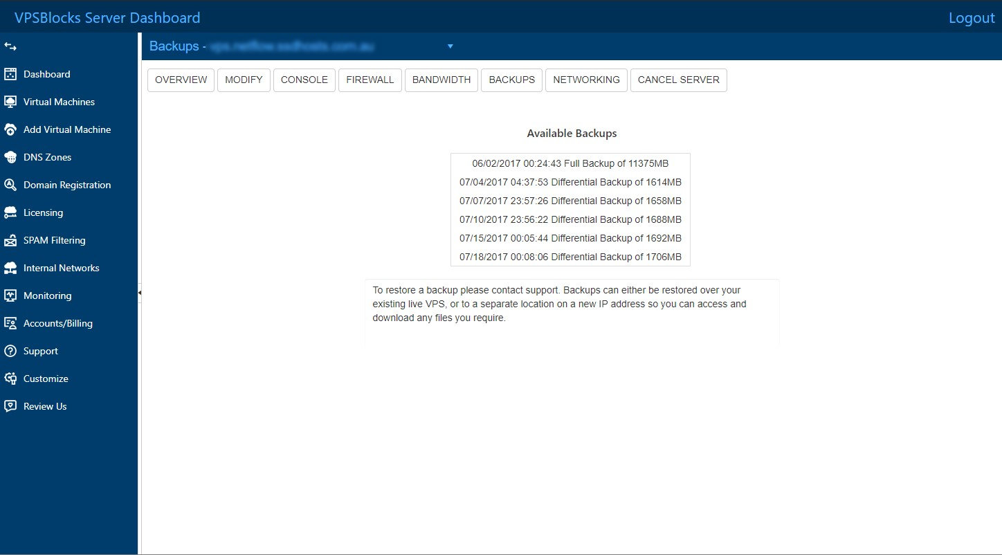 VPS Control Panel Features - Extensive & User-friendly VPS Control Panel Features - Extensive & User-friendly